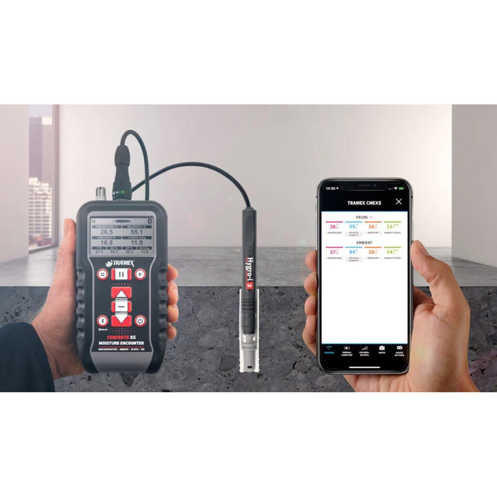Tramex CMEX5 – Digital Concrete Meter